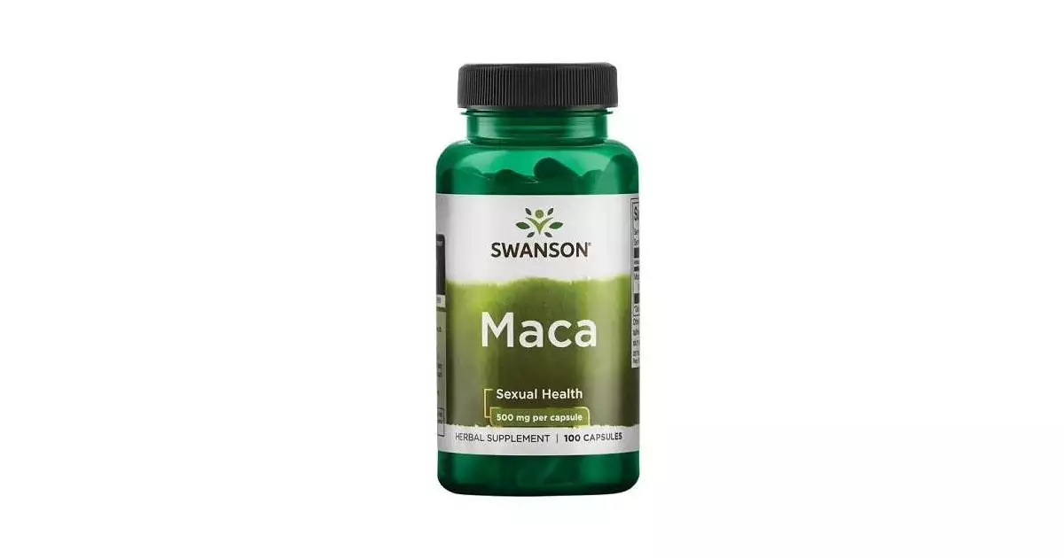 SWANSON Maca 500 mg 100 kapsułek