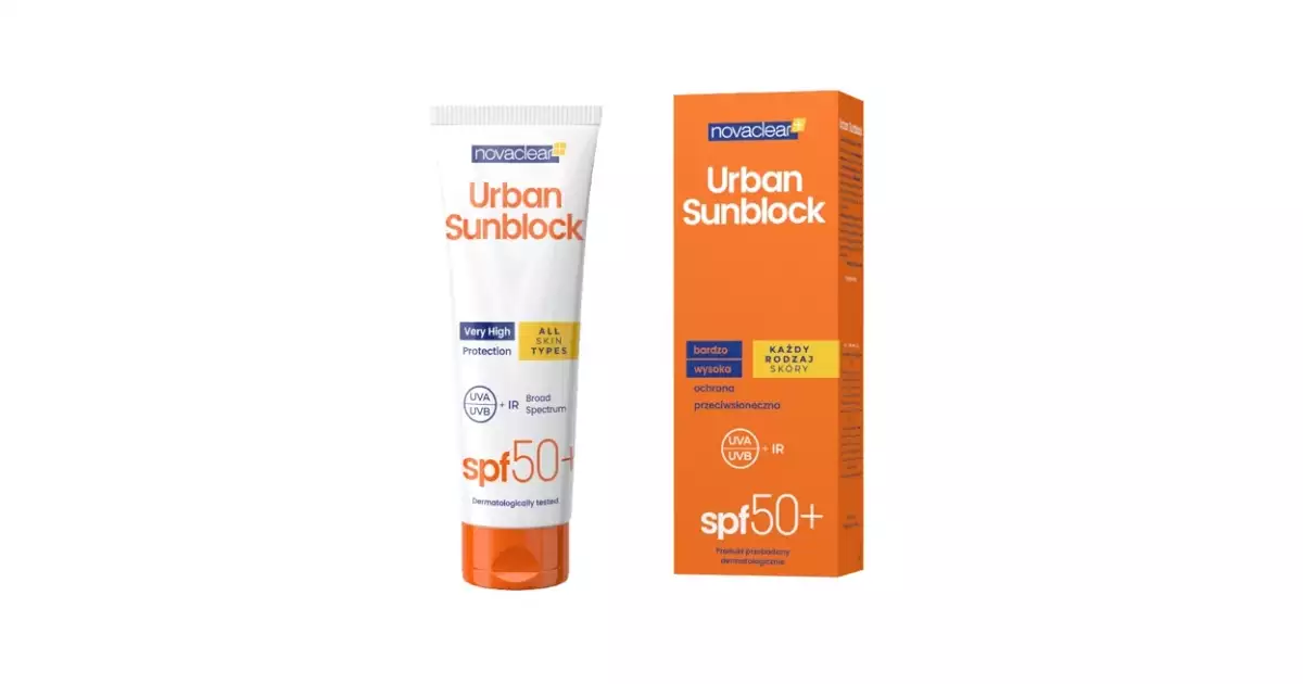 NOVACLEAR URBAN SUNBLOCK Krem SPF50+ 125 ml