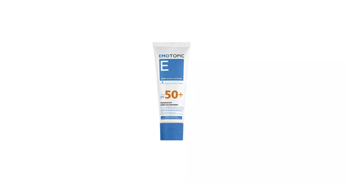 EMOTOPIC Mineralny krem ochronny SPF50+ 75 ml