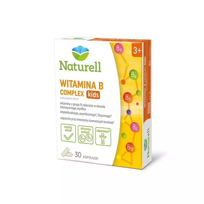 NATURELL Witamina B Complex Kids 30 kapsułek