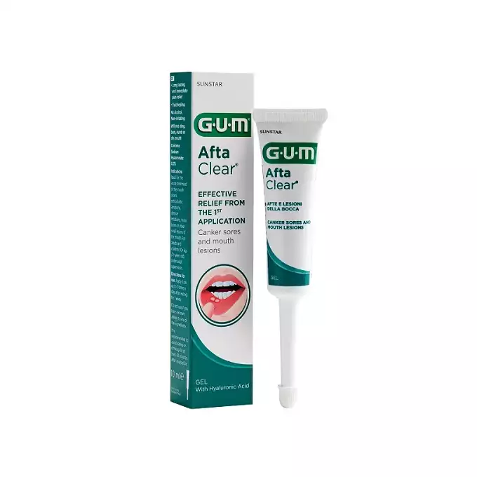 GUM AFTA CLEAR Żel na afty 10 ml