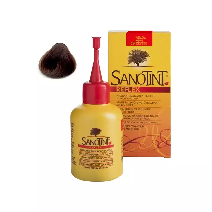 SANOTINT REFLEX Szampon koloryzujący 53 Medium Brown