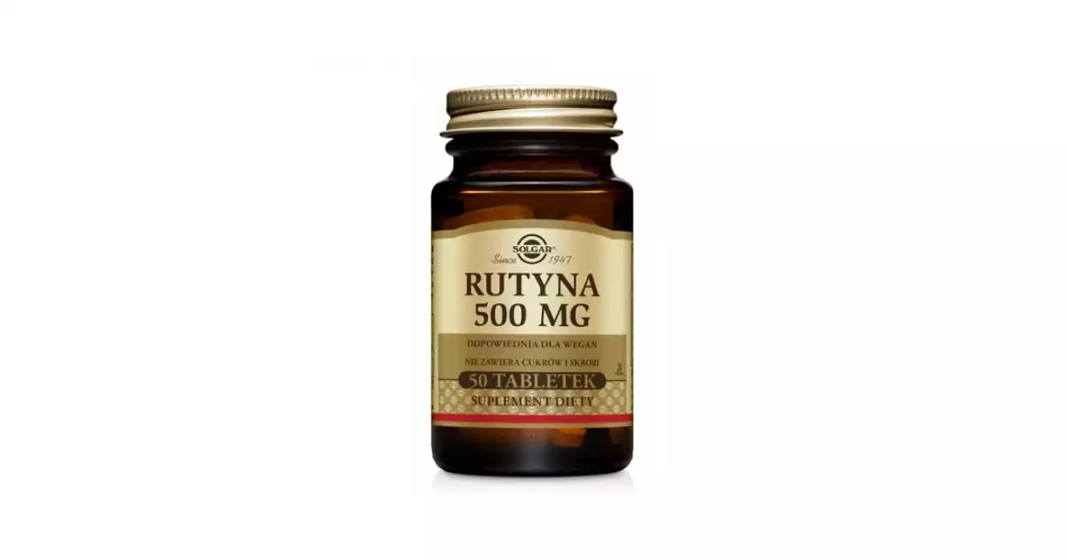 Solgar Rutyna 500 mg 50 tabletek