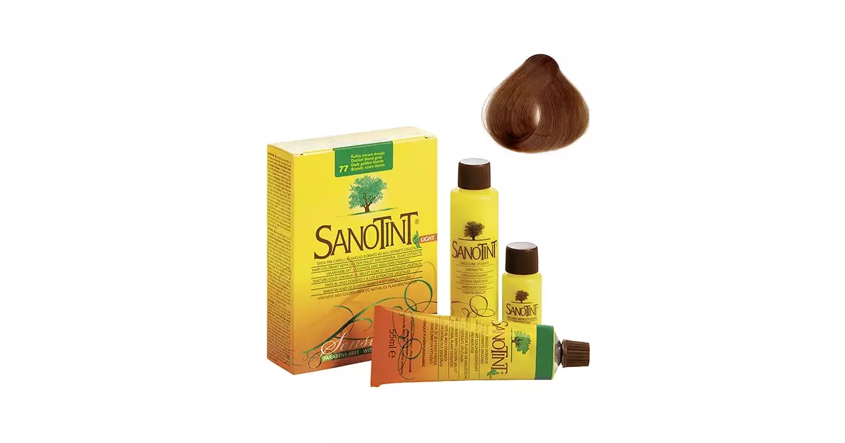 SANOTINT LIGHT FARBA do włosów - 77 DARK GOLDEN BLONDE