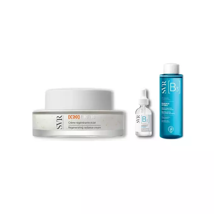 SVR Zestaw: C20[BIOTIC] Krem regenerujący 50 ml + Esencja nawilżająca ...