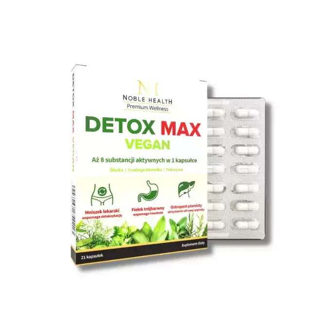 Noble Health Detox Max Vegan 21 kapsułek