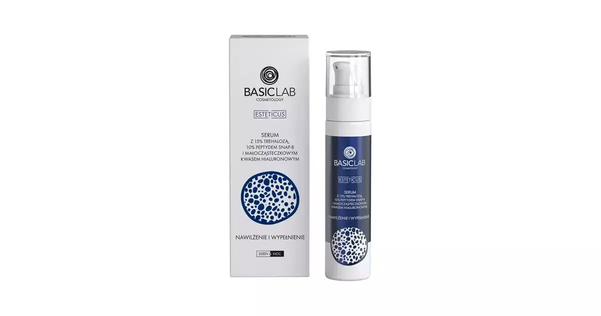 BasicLab Esteticus Serum z 15% trehalozą i 10% peptydem 50 ml