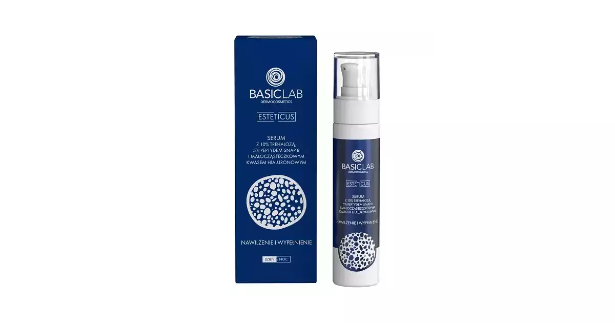 BasicLab Esteticus Serum z trehalozą 10% i 5% peptydem 50 ml